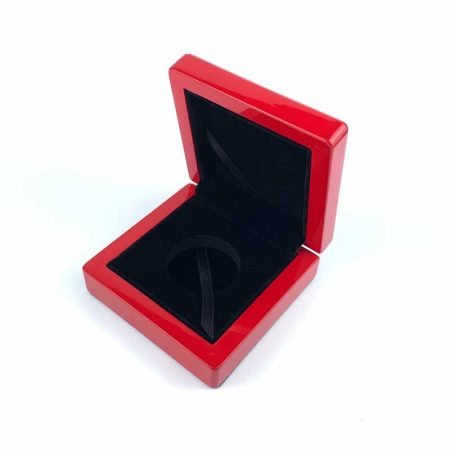 Custom Lacquered Single Wooden Coins Boxes - Custom Packaging | Boxes ...