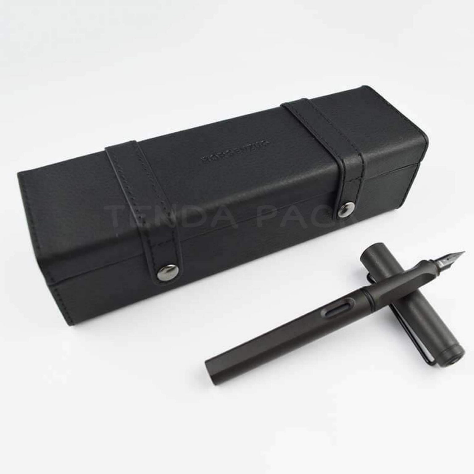 Black PU Leather Fountain Pen Boxes - Custom Packaging | Boxes | Bags ...
