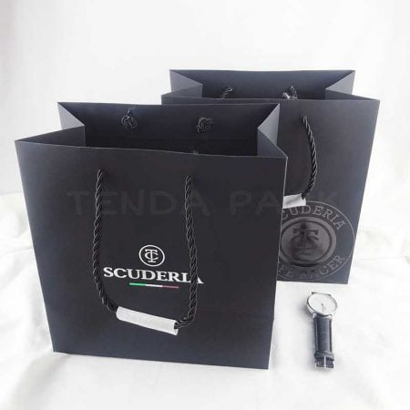 Custom Luxury Soft Touch Paper Shopping Bag - Custom Packaging | Boxes ...