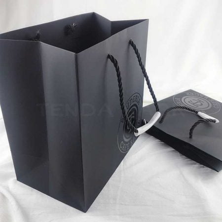 Custom Luxury Soft Touch Paper Shopping Bag - Custom Packaging | Boxes ...