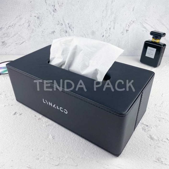 Leatherette Car/Office Tissue Box Napkin Boxes - Custom Packaging ...